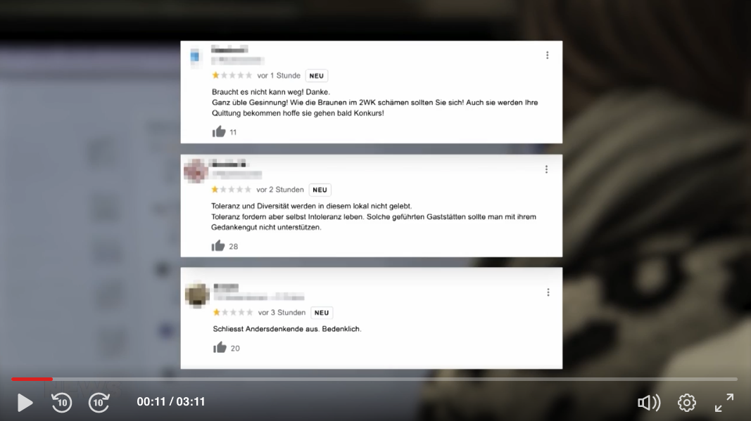 Google-Prügel fürs Restaurant Malso - Herrmannkomm